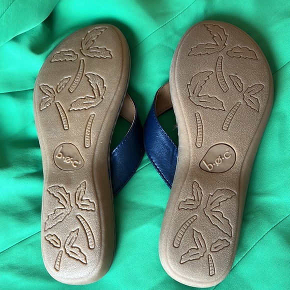 BOC Born | Shoes | Boc Born Concept Navy Thong Flip Flops Womens ...